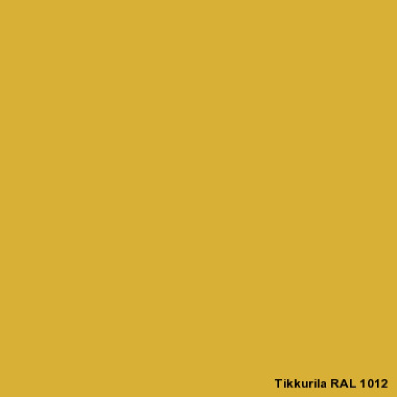 RAL 1012 Lemon yellow | Tikkurila