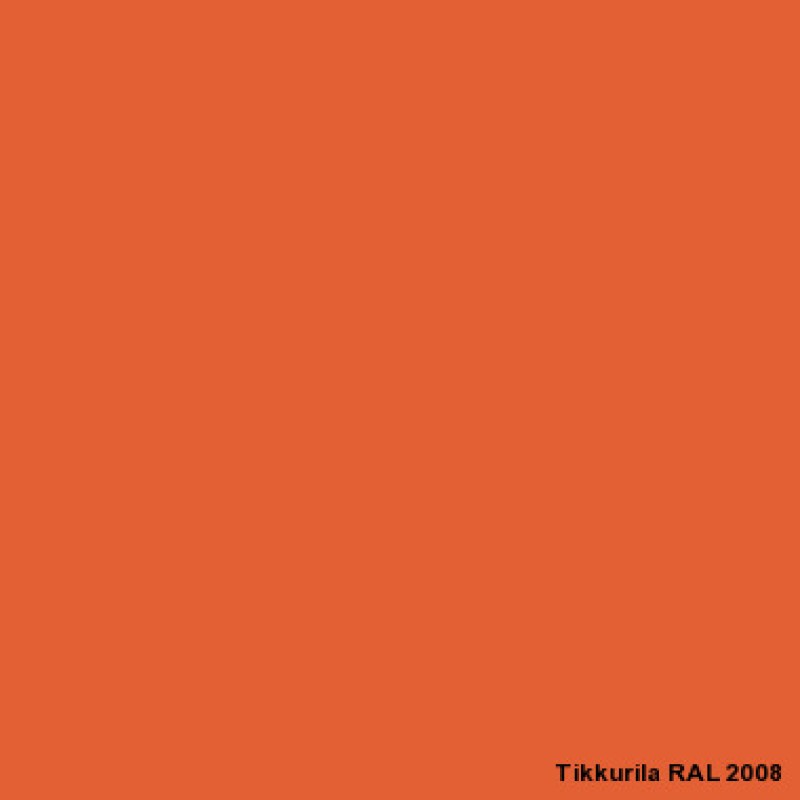 RAL 2008 Bright red orange | Tikkurila
